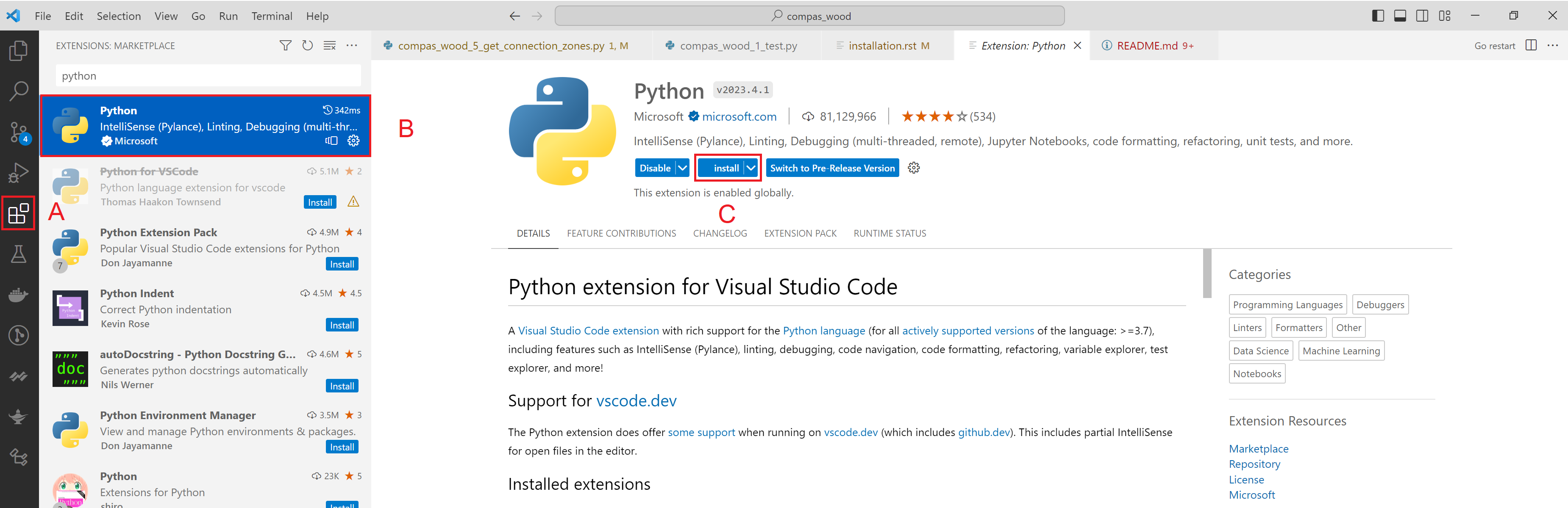 Compaswood Installation